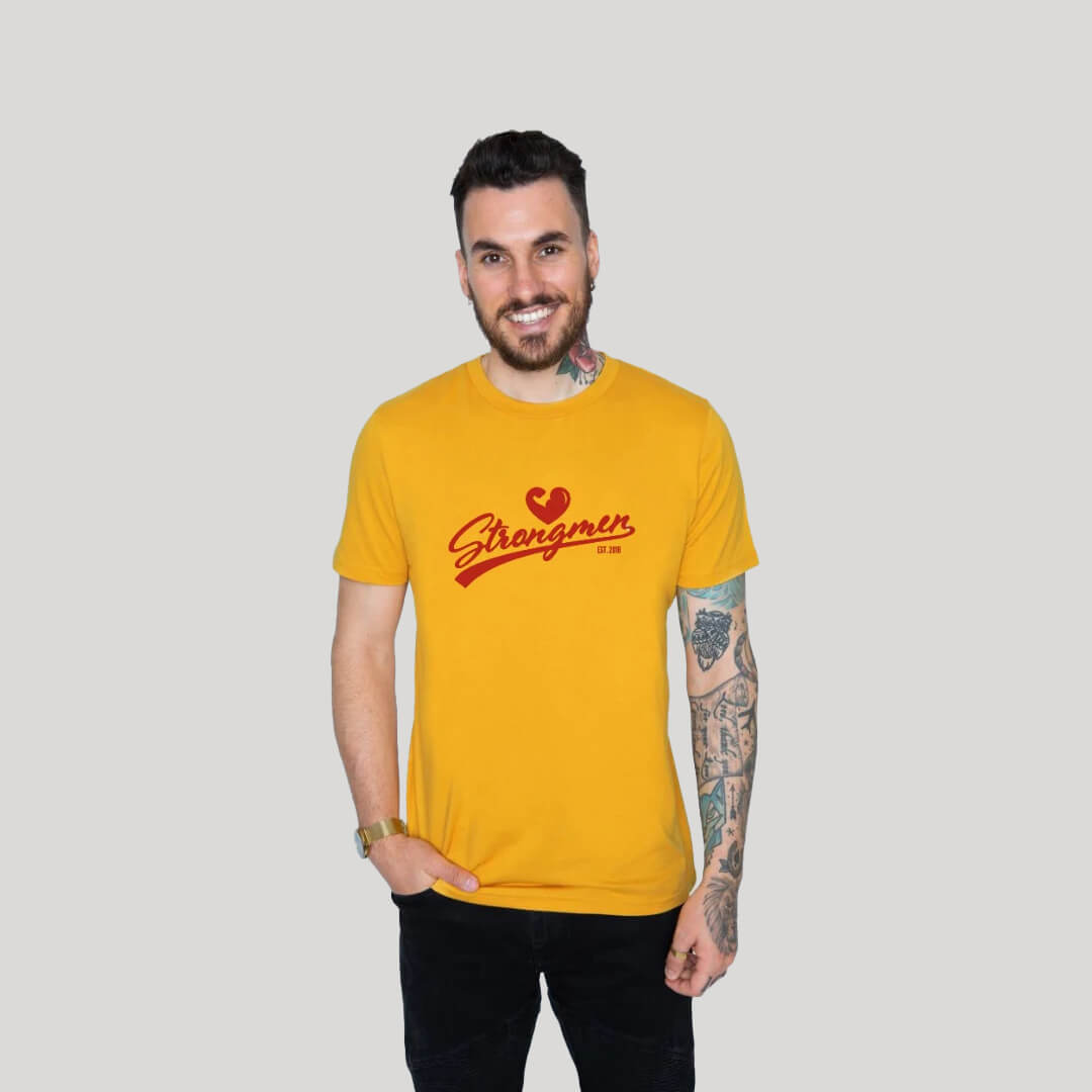 Men's Limited Edition StrongMen Retro Script T-shirt - StrongMen